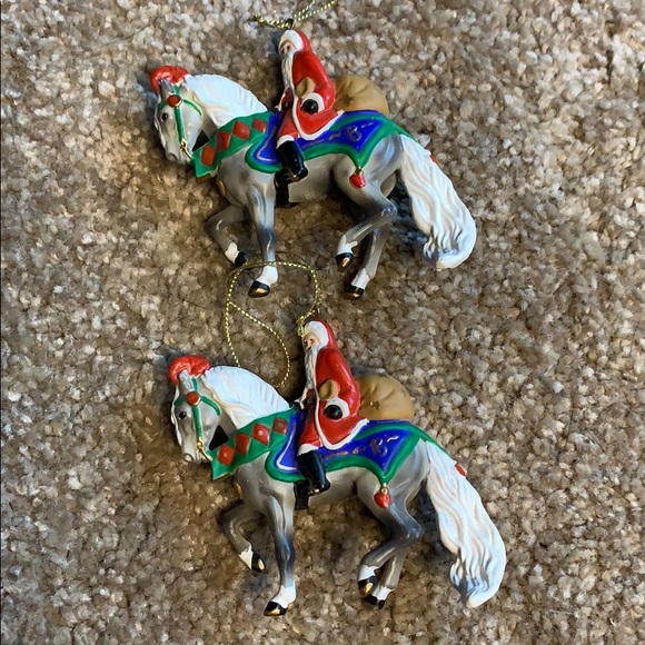 Breyer | Holiday | Rare Breyer Father Christmas Ornaments Guc No B ...